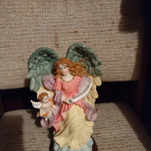 Accents | Vintage Musical Angels Box Praise The Lord | Poshmark